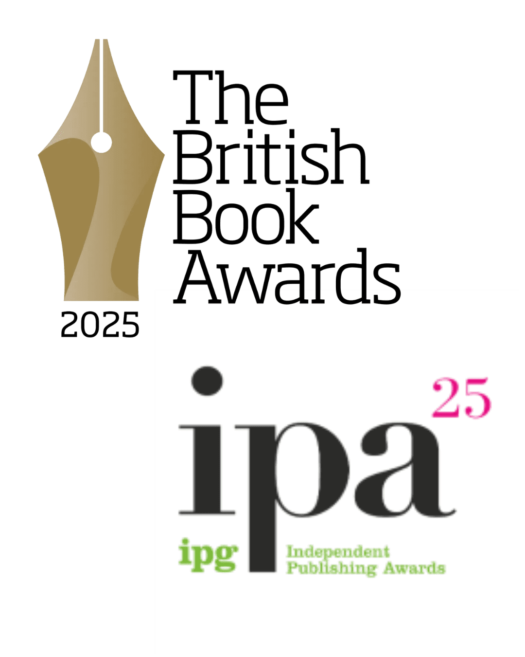 Nibbies and IPG awards logos – Atlantic Books